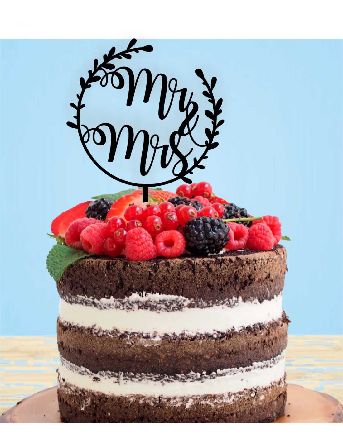 Comprar topper tarta Mr & Mrs | Personalízalo a tu gusto